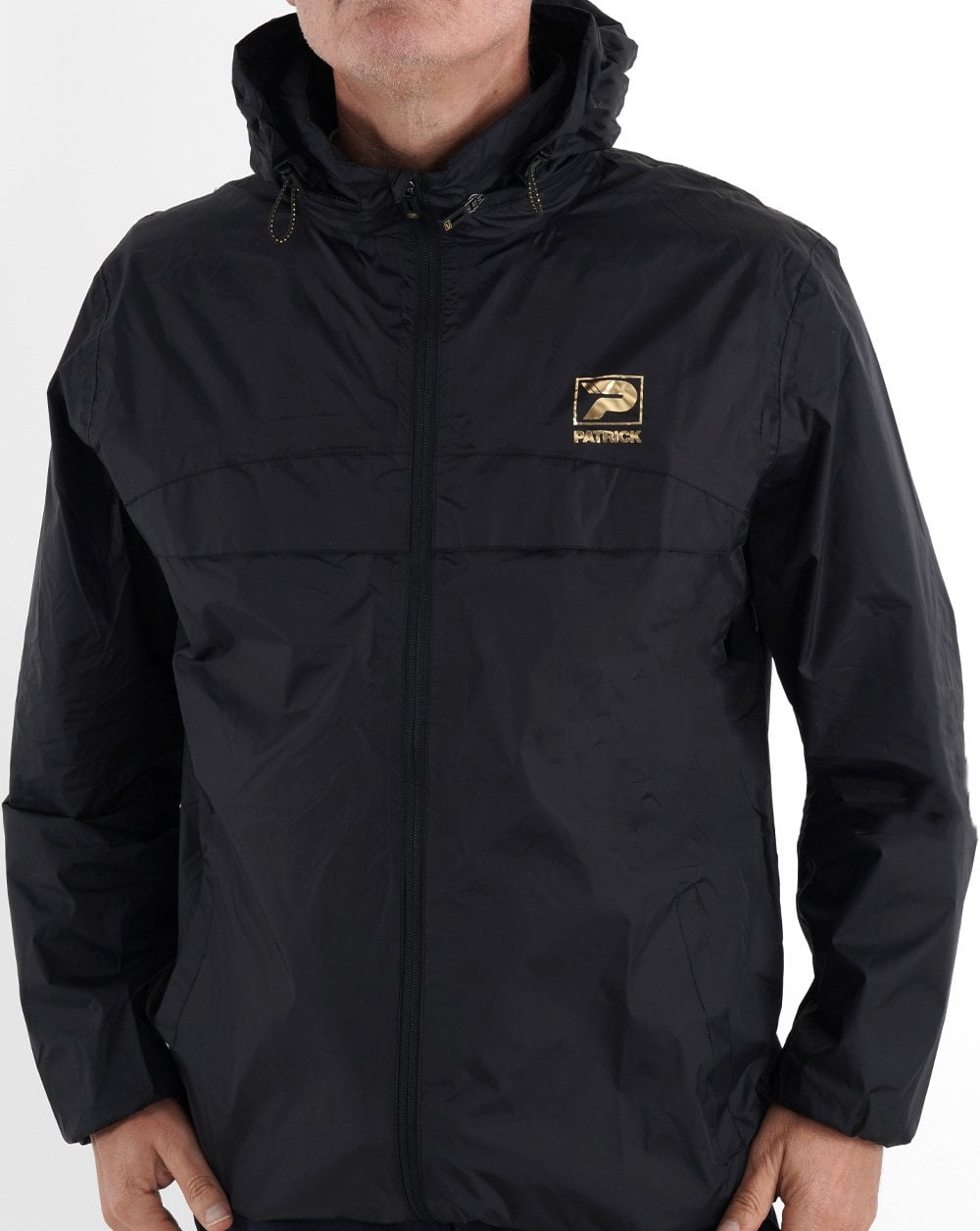 Patrick Villan Regenjacke Schwarz/Gold – 80's Casual Classics
